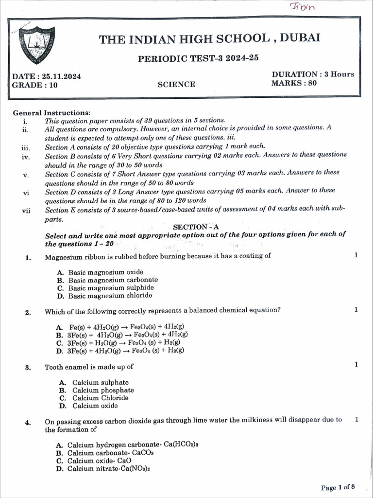 Ihs PT3 2024 | PDF
