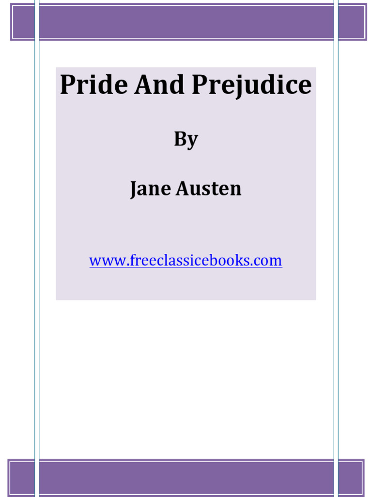 Pride and Prejudice | PDF | Pride And Prejudice | Mr. Darcy