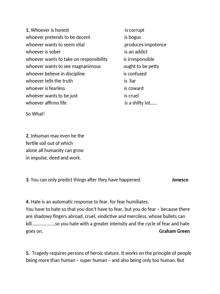 Irony of Life Field Notes | PDF
