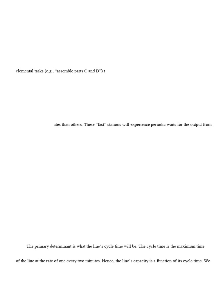 Product Layout and Line Balancing Guide | PDF