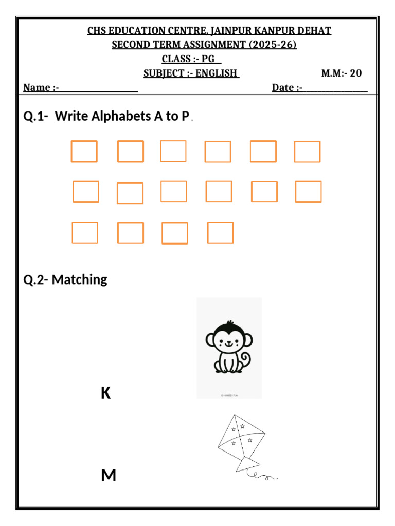 Pg 2nd Assignment English | PDF