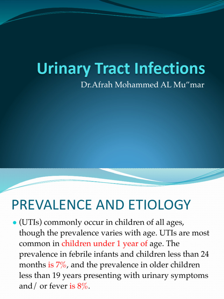 Urinary Tract Infections in Children | PDF | Urinary Tract Infection ...