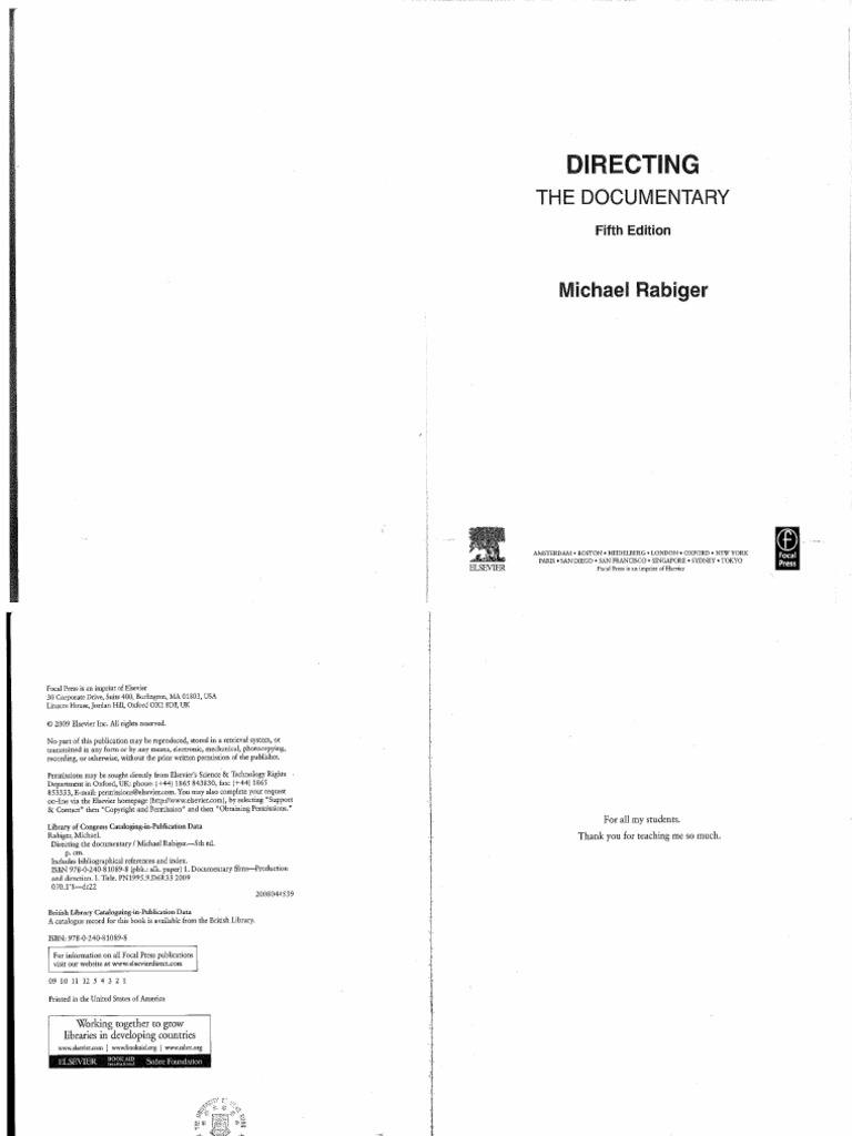 Michael Rabiger, Ch.4 Research | PDF