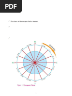 Bearings and Directions in Geography | PDF | Contour Line | Compass