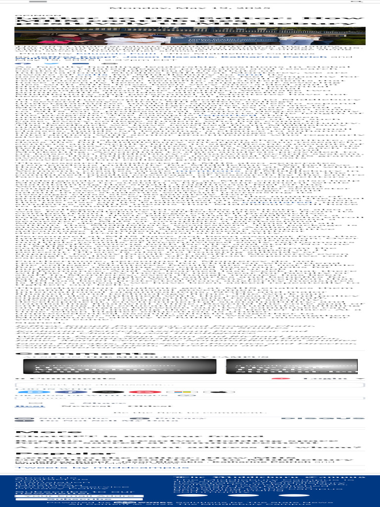 Letter To The Editor How MIIS Contributes Positively To Middlebury ...