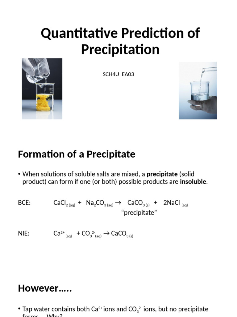 Quantitative Precipitation Predictions | PDF | Precipitation (Chemistry ...