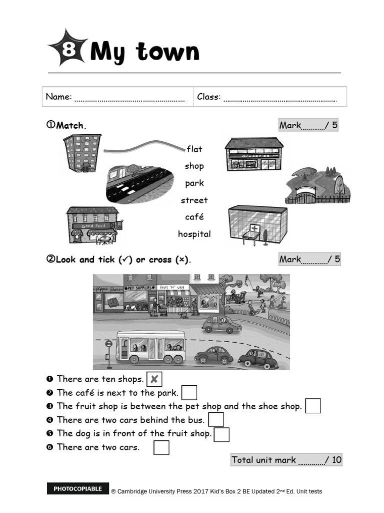 KB Be Level 2 Unit Test 8 | PDF