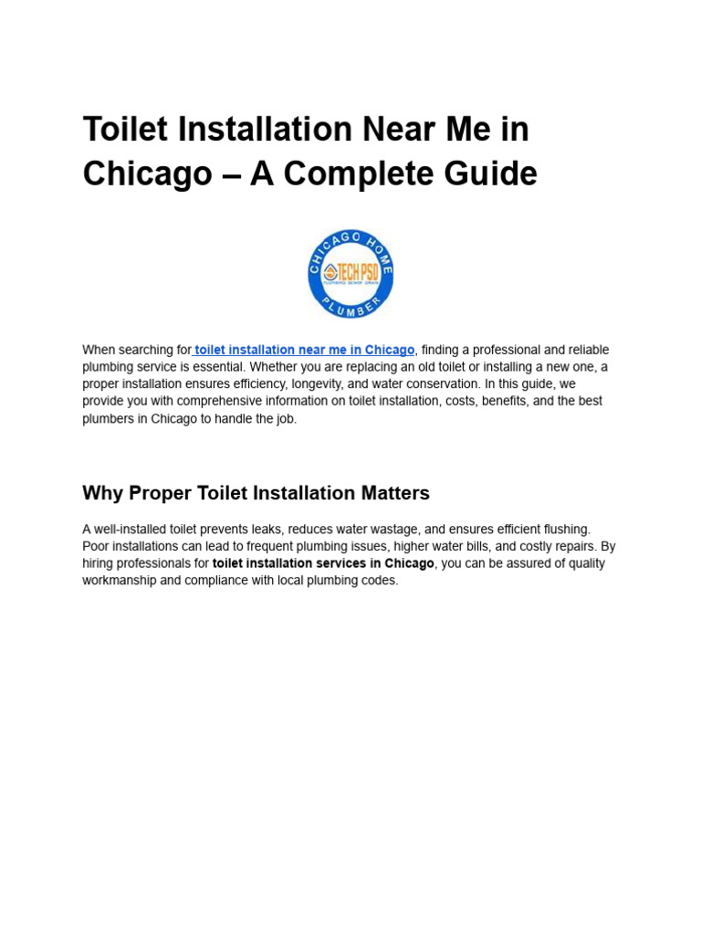 Toilet Installation | PDF | Toilet | Plumbing