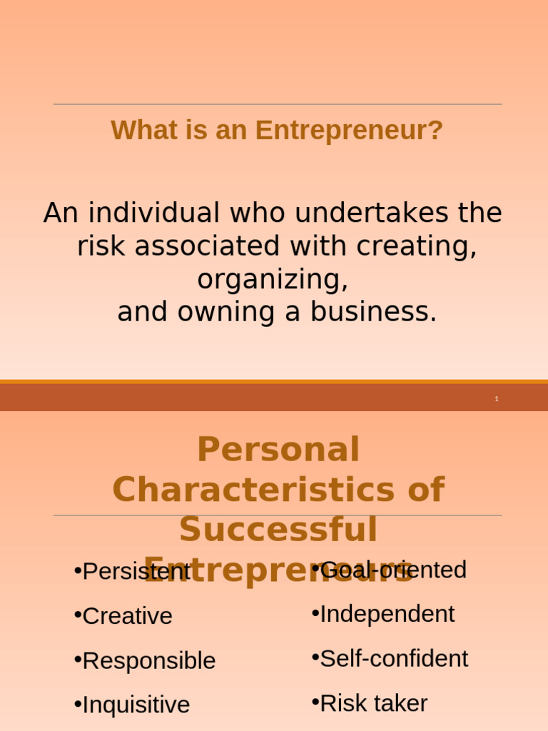Entrepreneurship Role | PDF | Entrepreneurship | Venture Capital