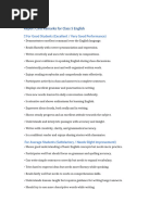 ESL Report Card Comments Guide | PDF | Reading Comprehension | English ...