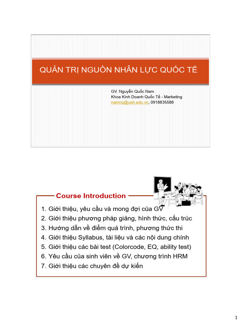 HR Introduction - Handout | PDF