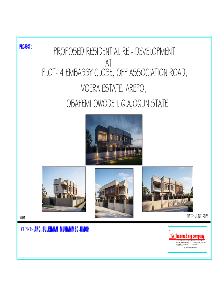 Proposed Residential Redevelopment Plan | PDF