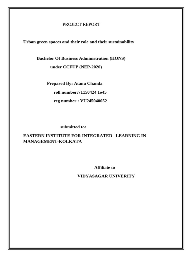 Evs Project Report ATANU | PDF | Green Infrastructure | Sustainability