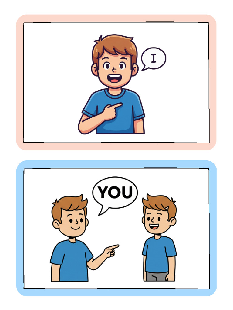 Personal Pronoun Flashcards | PDF