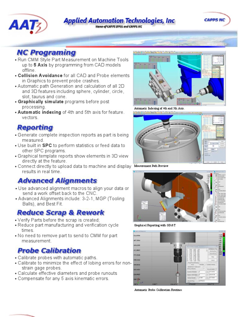 Capps NC Flyer | PDF | 3 D Computer Graphics | Numerical Control