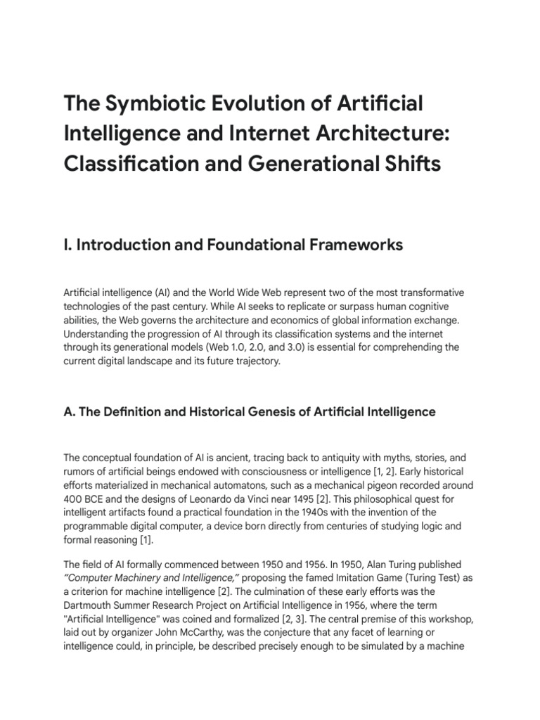 AI and Web Evolution Research Plan | PDF | Artificial Intelligence ...
