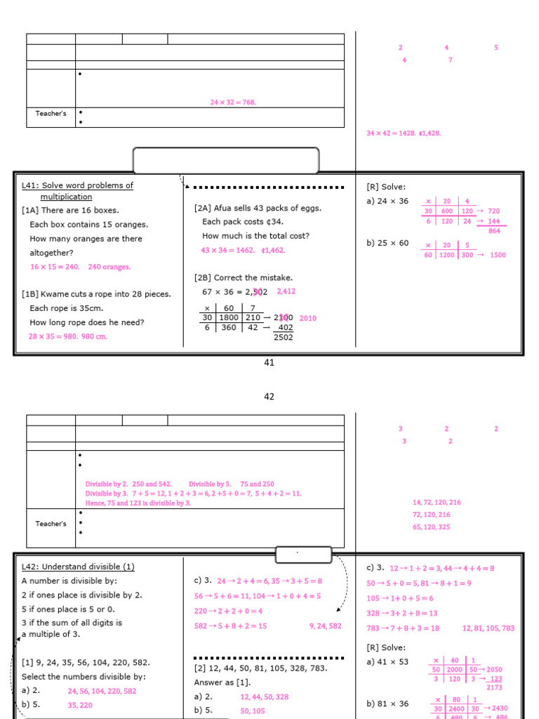 Primary 4 Math | PDF | Arithmetic | Mathematics