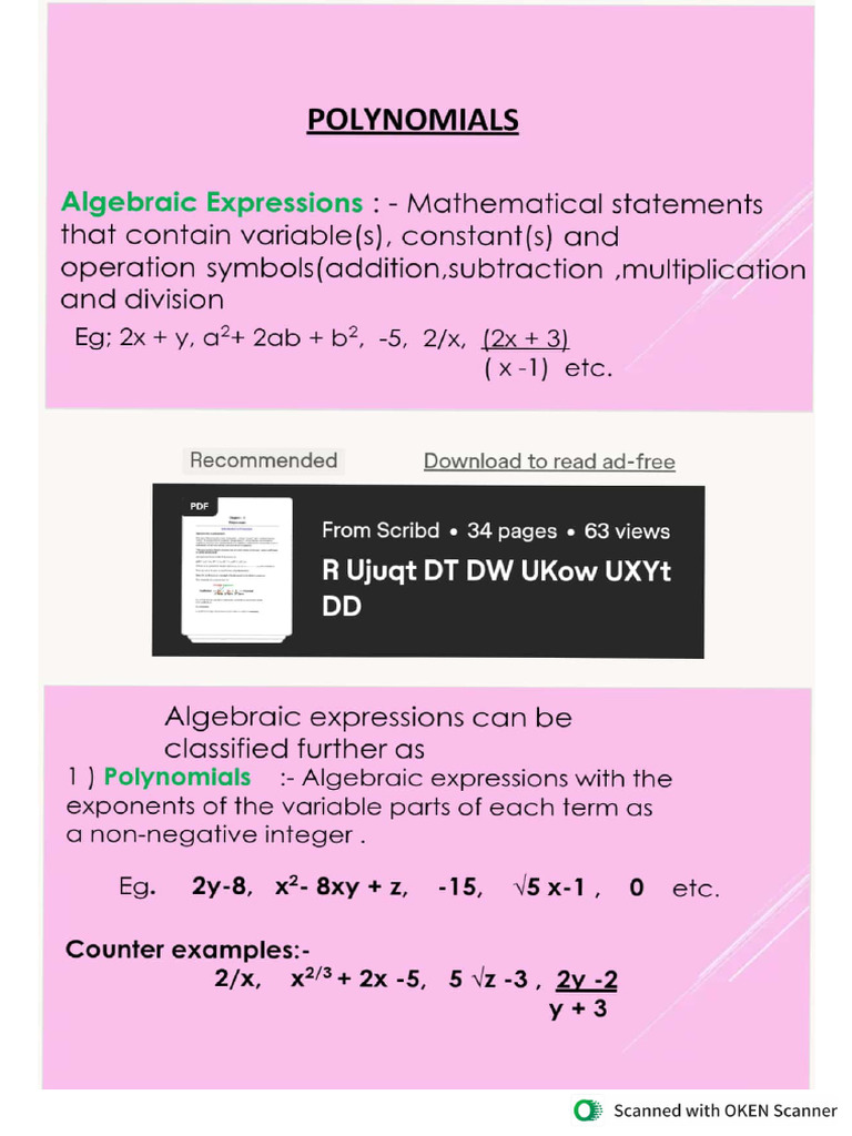 Maths Portfolio | PDF