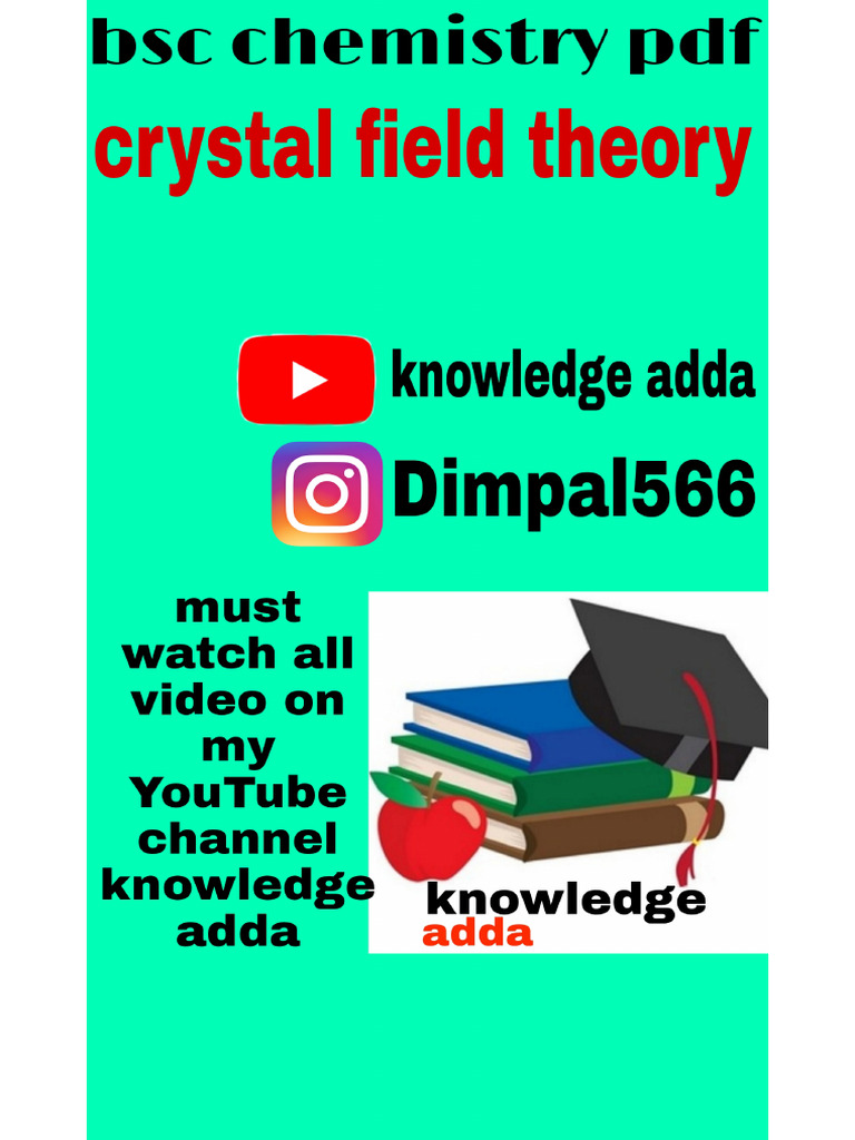 Crystal Field Theory | PDF