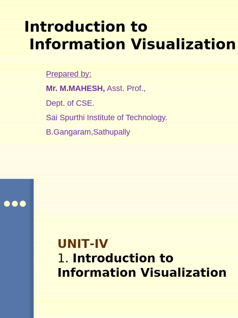 Unit-4-2 Information Visualization | PDF | Information | Information ...