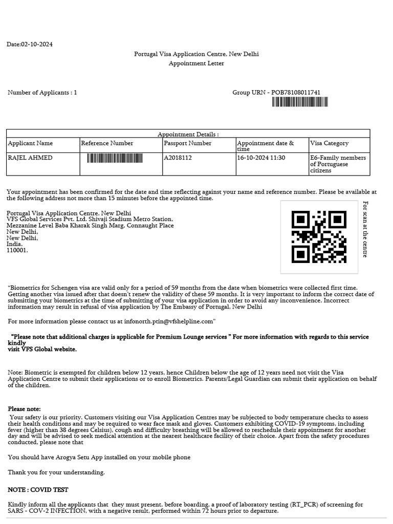 Pob 78108011741 | PDF | Travel Visa | Occupational Safety And Health