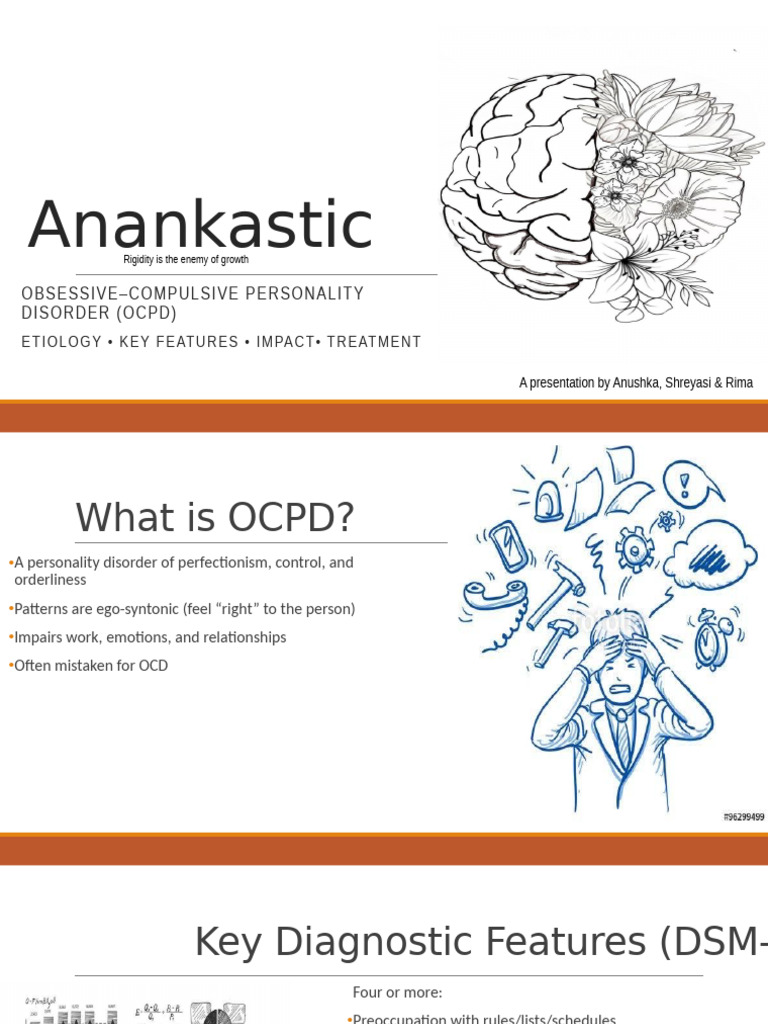 Anankastic Final | PDF | Perfectionism (Psychology) | Obsessive ...