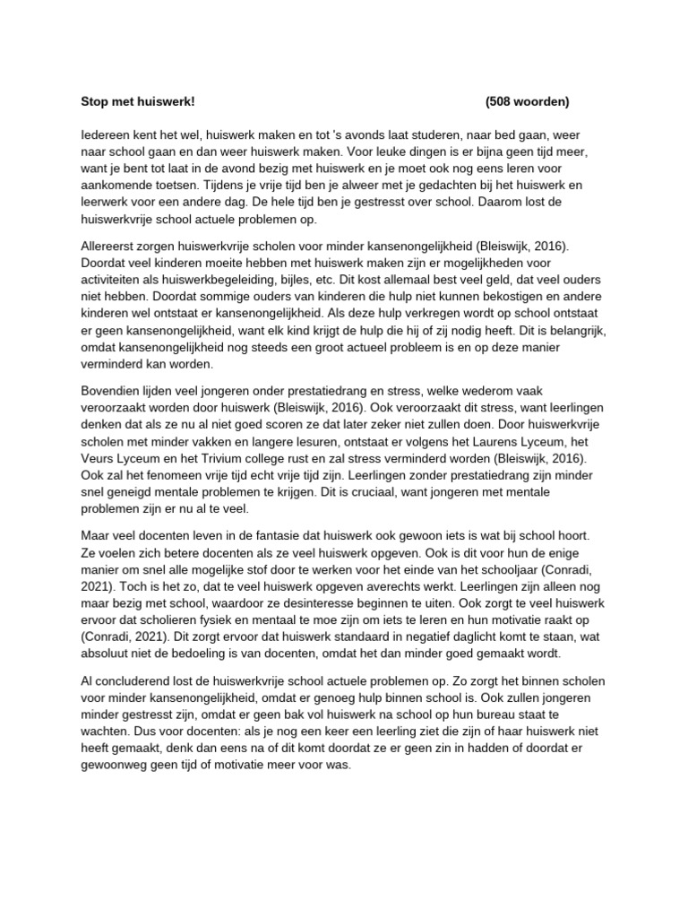 CP-Betoog - Goed Voorbeeld | PDF