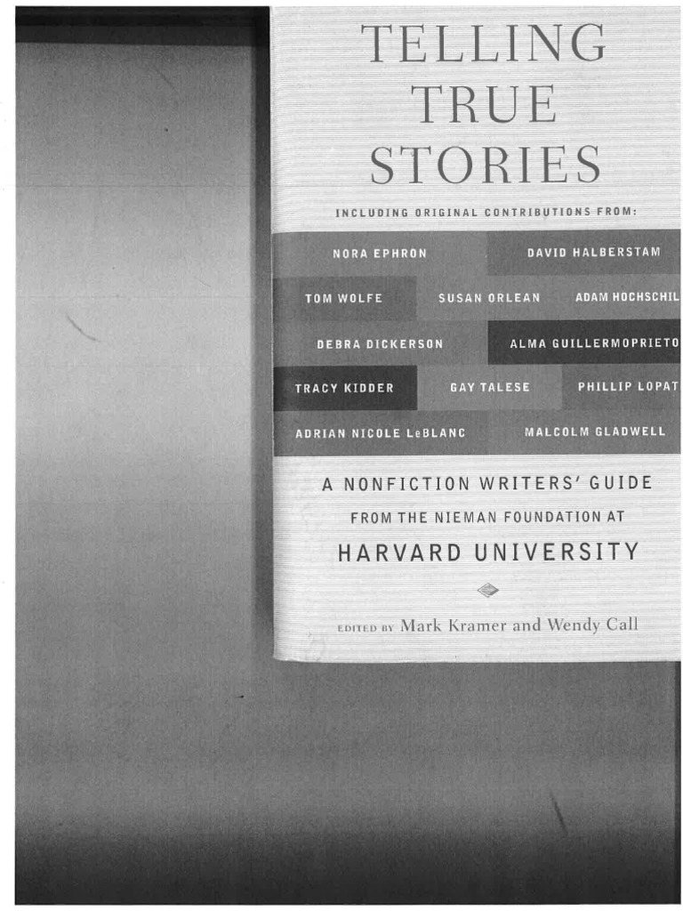Telling True Stories | PDF