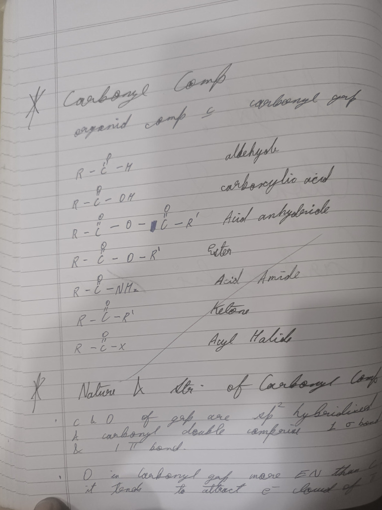 Carboxylic Acids Class 12th Notes | PDF
