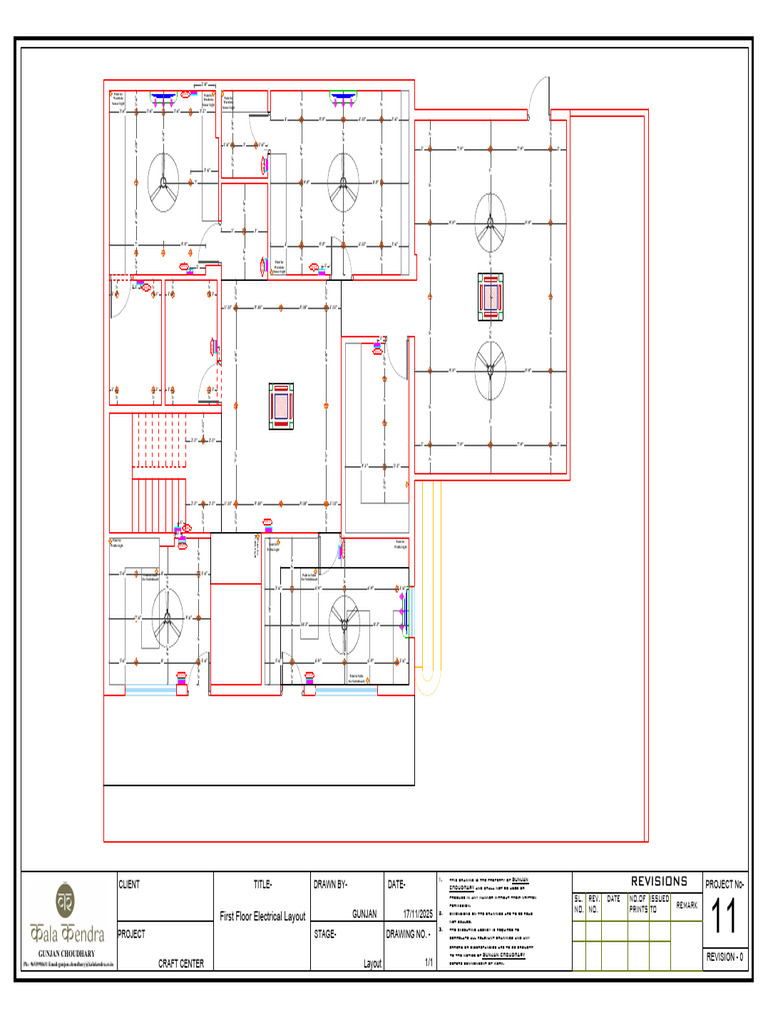 First Floor Electrical Layout Plan | PDF
