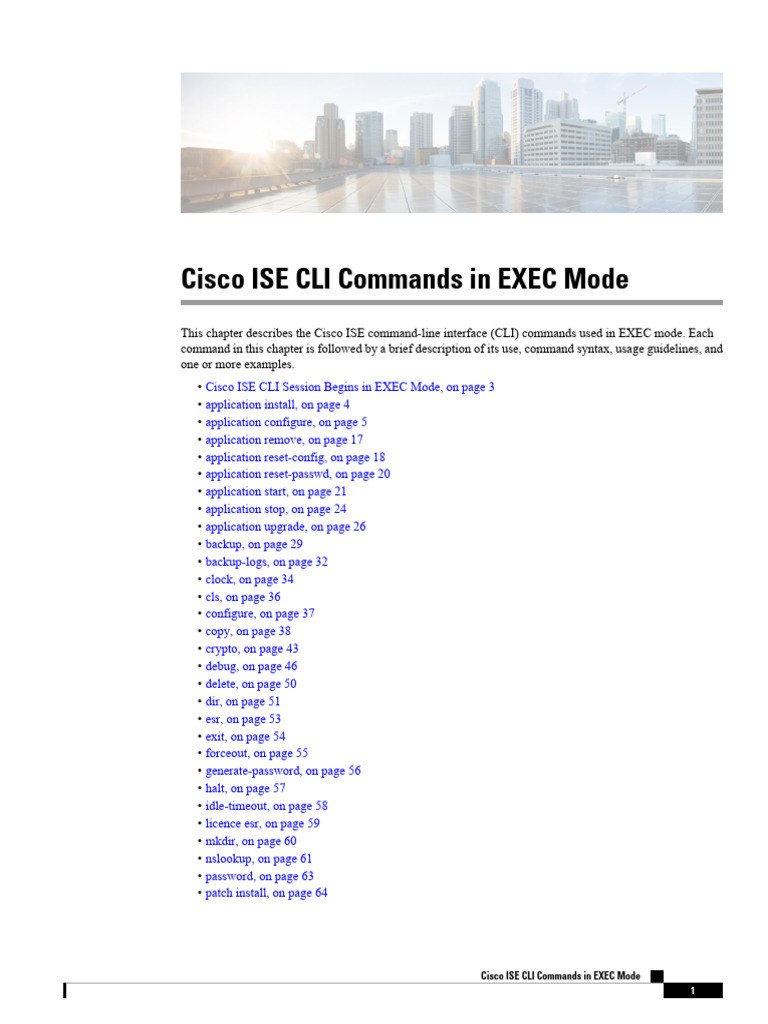 ISE Admin | PDF | Command Line Interface | Databases