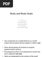 Understanding Rest and Rest Seats in Prosthodontics | PDF | Dentistry ...