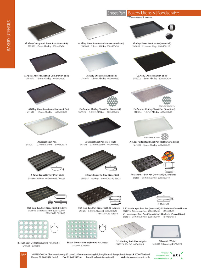 Baking Tray Thai | PDF