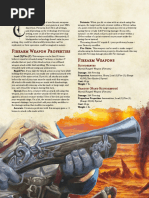 5e Firearm Rules | PDF | Firearms | Shotgun