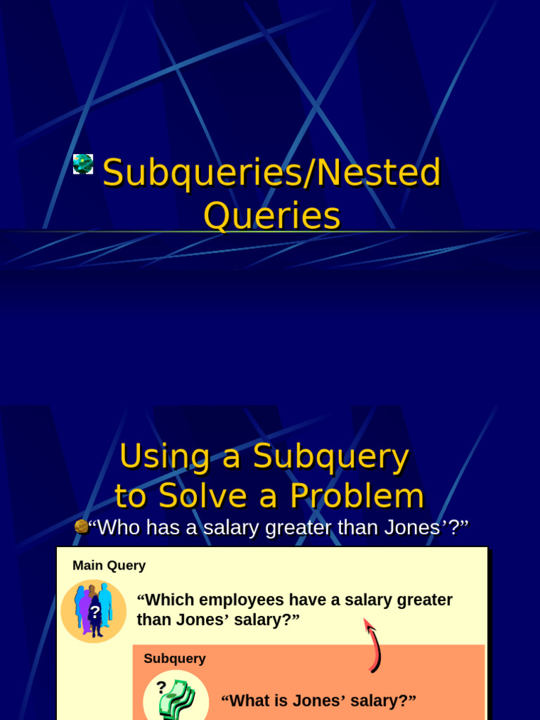 Subquery 1 | PDF | Computer Programming | Sql
