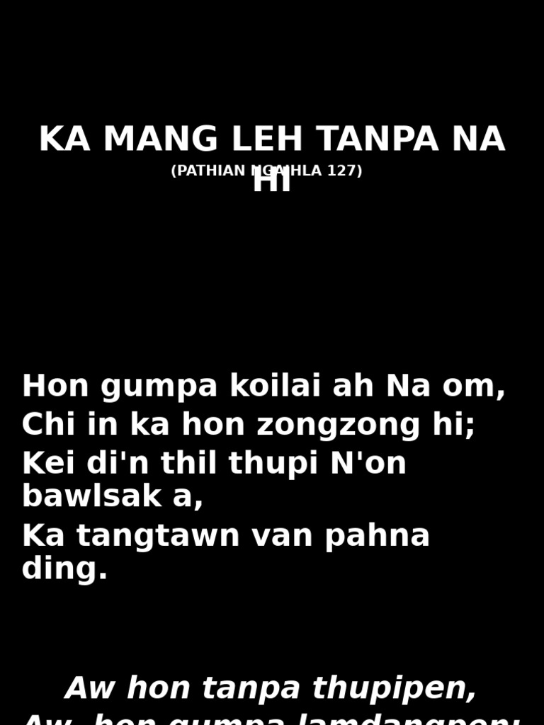 Nitak Biakna Laa | PDF