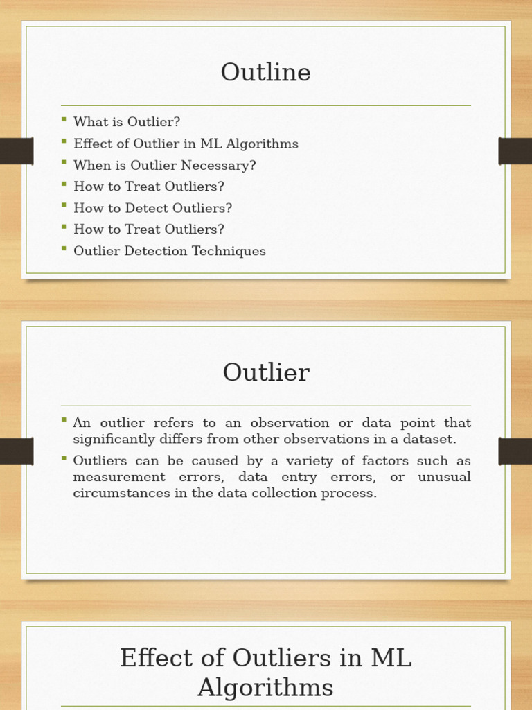 Understanding and Managing Outliers in ML | PDF | Outlier | Data Analysis
