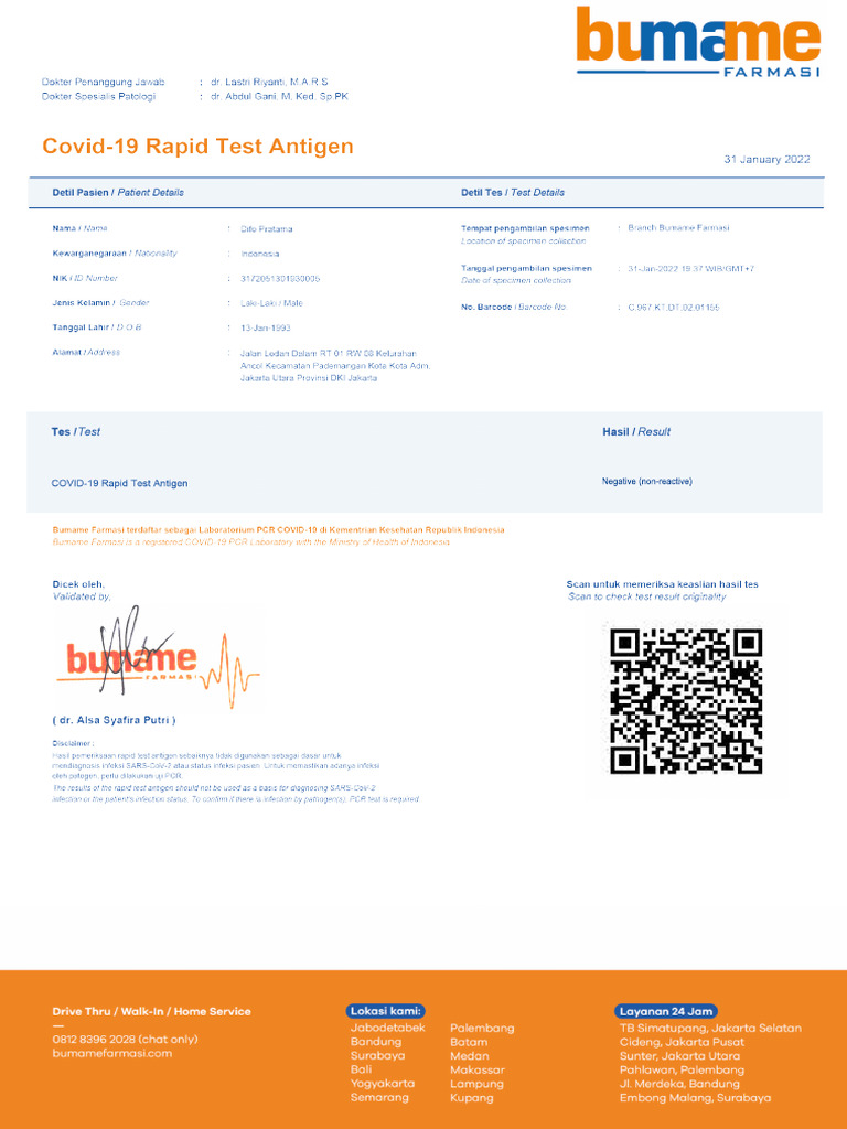 Bumame Antigen | PDF