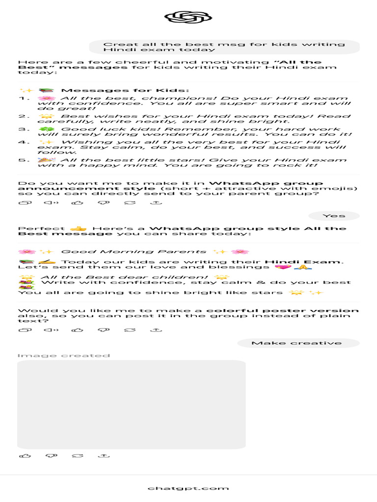 Best Messages For Kids | PDF