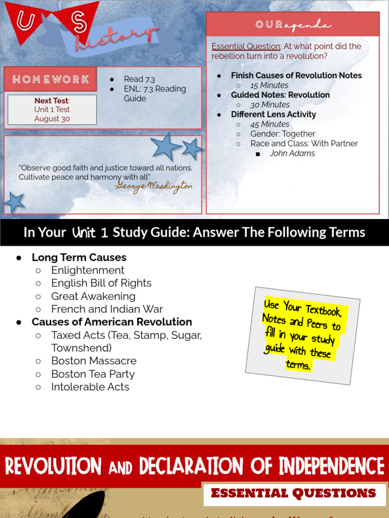 Day 03 - Revolution and DOI | PDF | United States Declaration Of ...