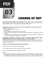 Master RCM Chart Under GST 2025 | PDF | Taxes | Government Finances