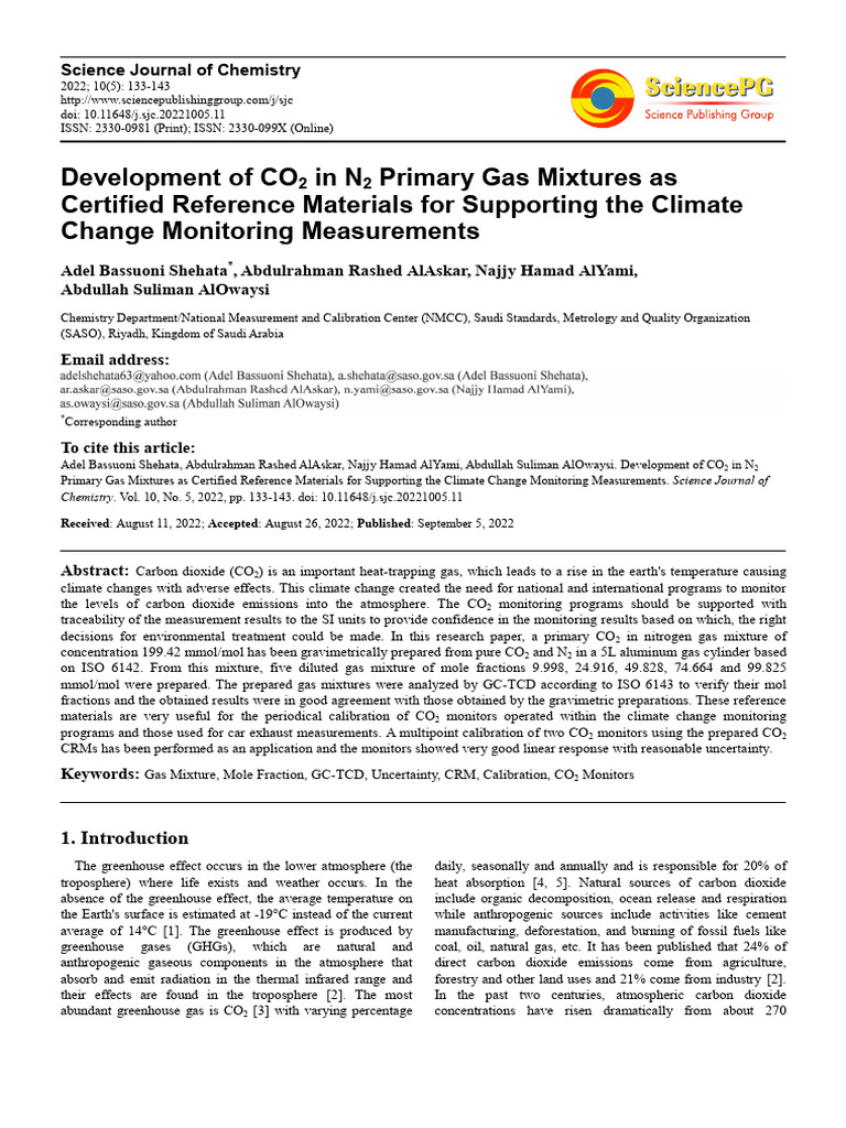 Paper CO2 CRM | PDF | Greenhouse Effect | Greenhouse Gas