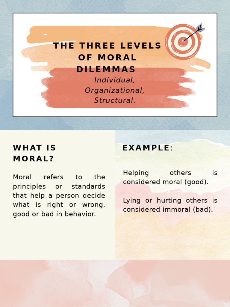 The Three Levels of Moral Dilemmas - 20251026 - 233412 - 0000 | PDF ...