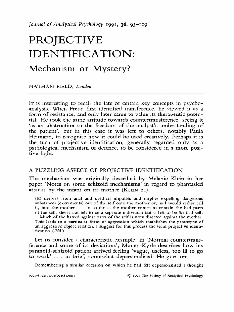 Field 1991 | PDF