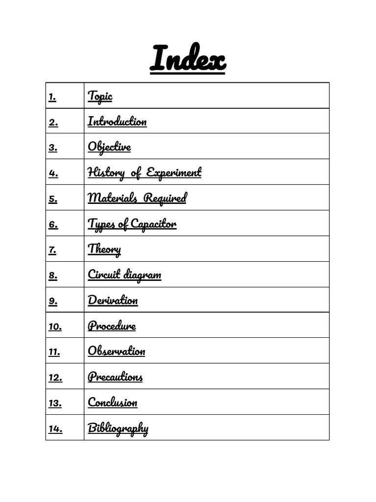 Physics Project File Capacitor | PDF | Capacitor | Electrical Network