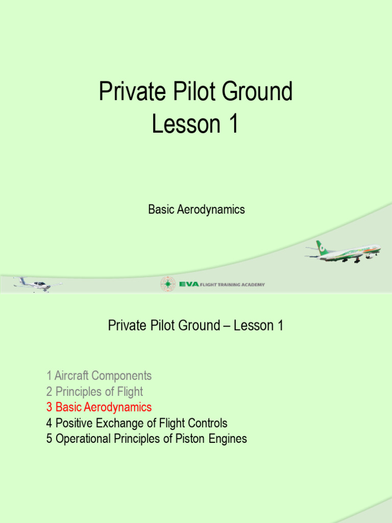 3 Basic Aerodynamics Pdf Drag Physics Lift Force