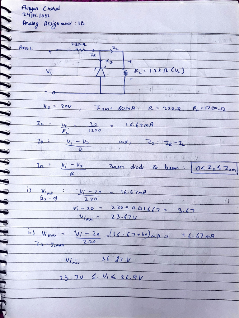 Aryan Chahal 24.EC.052 | PDF