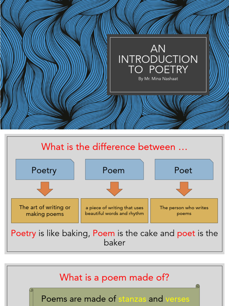 An Introduction To Poetry | PDF