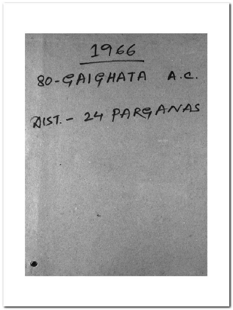 1966 - 80-Gaighata A.C (24-Parganas) | PDF