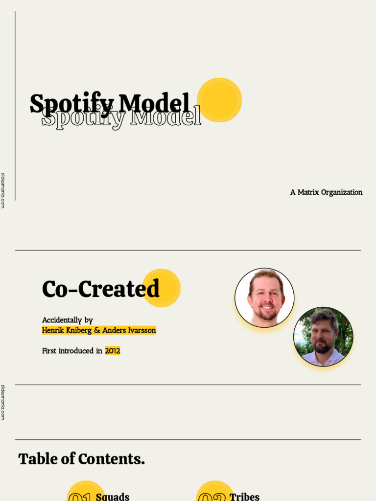 Spotify Model | PDF | Scrum (Software Development) | Business